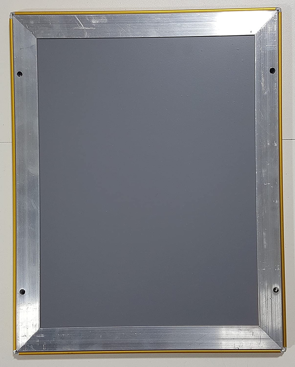 FIRE SAFETY PLAN FRAME - GOLD (STANDARD - ALUMINUM 8.5x11)