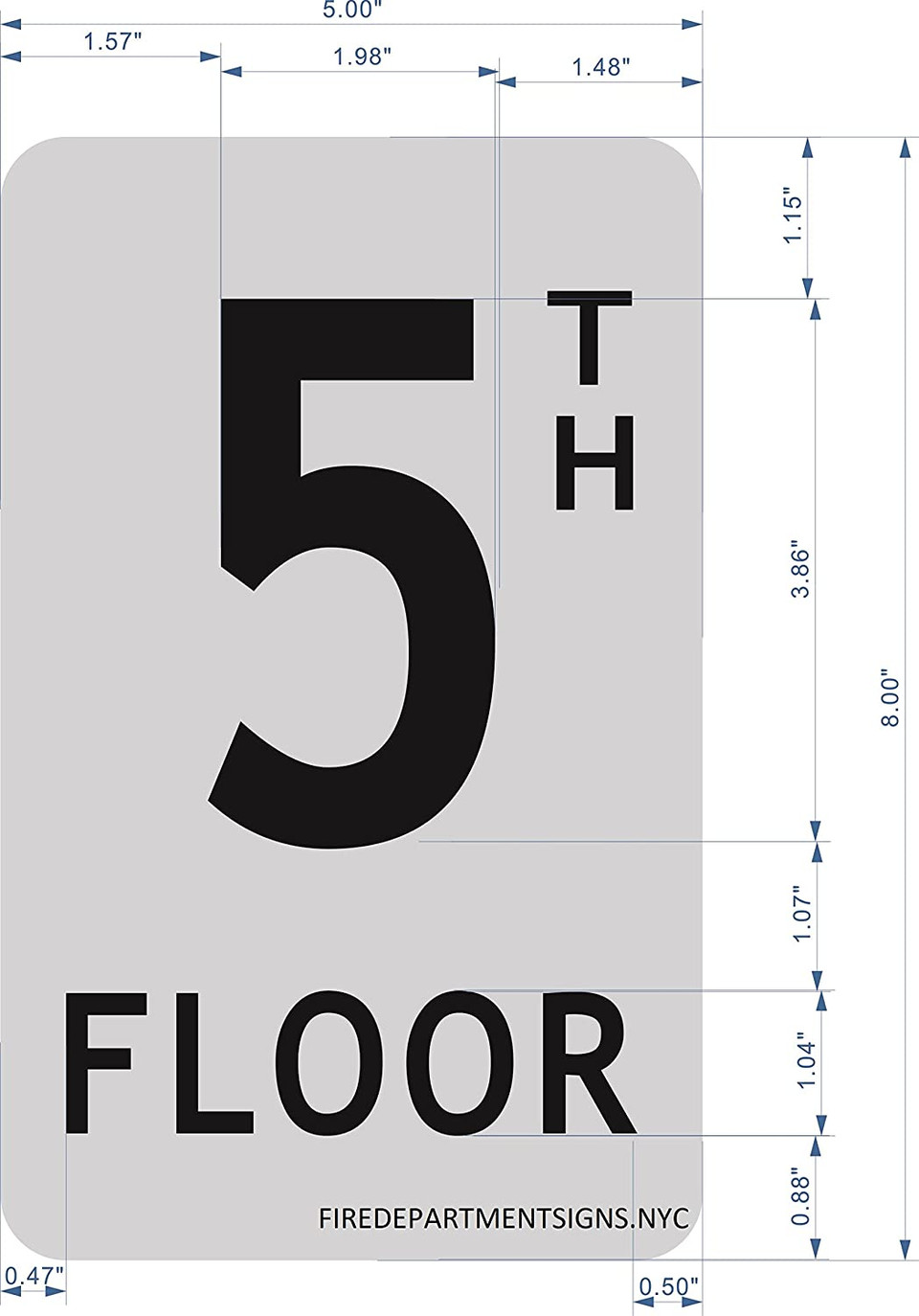5TH Floor Sign