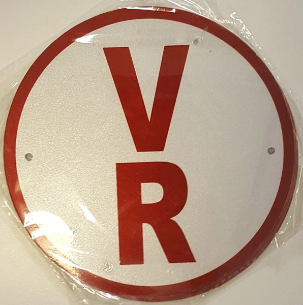 ROOF TRUSS IDENTIFICATION SIGN-TYPE V- REFLECTIVE