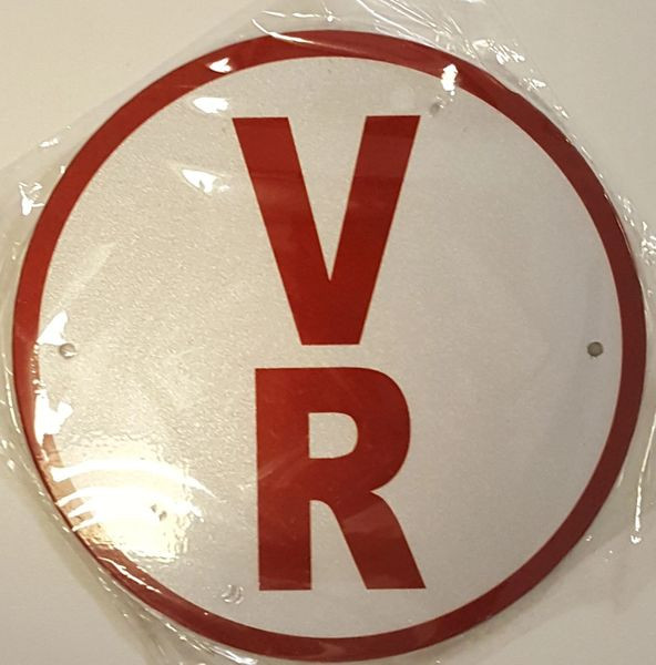 ROOF TRUSS IDENTIFICATION SIGN-TYPE V- REFLECTIVE