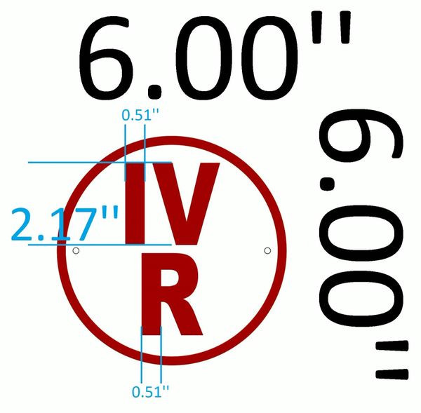 ROOF TRUSS IDENTIFICATION SIGN-TYPE IV- REFLECTIVE !!! (ALUMINUM SIGNS ...