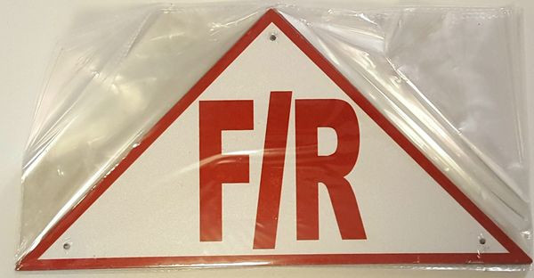 FLOOR AND ROOF TRUSS IDENTIFICATION SIGN- REFLECTIVE !!! (ALUMINUM SIGNS )