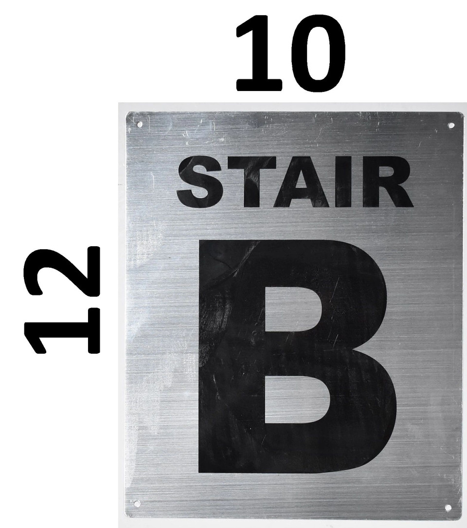 Stair B Sign