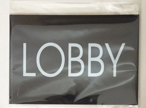 LOBBY Sign