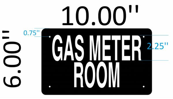 GAS METER ROOM SIGN