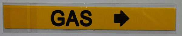 GAS RIGHT ARROW SIGN