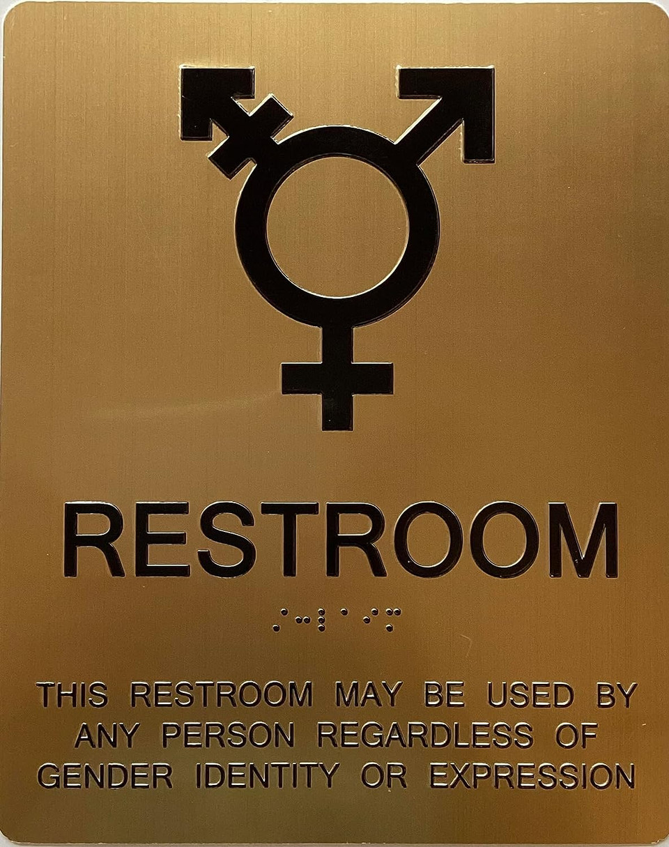 All Gender Restroom Sign This Restroom May BE Used by Any Person ...