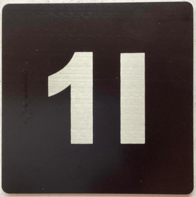 Apartment number 1I sign - UNIT NUMBER 1I SIGN/SUITE 1I SIGN (BLACK ...