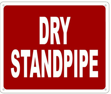 DRY STANDPIPE Sign