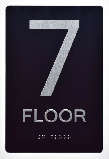 7th FLOOR SIGN ADA -Tactile Signs