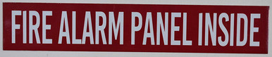 Fire Alarm Panel Inside Sign