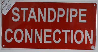 Standpipe Connection Sign