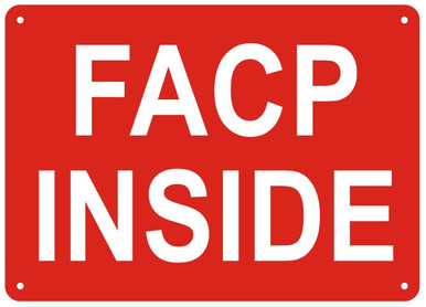 FACP Inside Sign