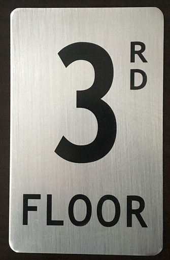 3rd floor Sign