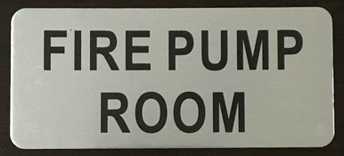 FIRE PUMP ROOM Sign