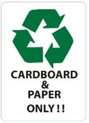Cardboard and Paper ONLY Sticker (Sticker)
