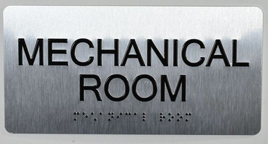 Mechanical Room Sign -Tactile Touch Braille Sign - The Sensation line ...