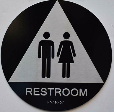 Unisex Restroom CA - (Aluminium,) The Sensation line
