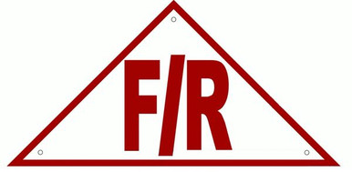 FLOOR AND ROOF TRUSS IDENTIFICATION SIGN- REFLECTIVE !!! (ALUMINUM SIGNS )