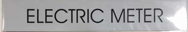 ELECTRIC METER SIGN (WHITE,)