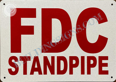 FDC Standpipe Sign