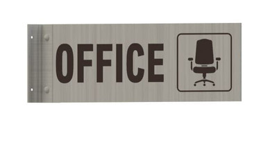 Office Sign -Two-Sided/Double Sided Projecting, Corridor and Hallway ...