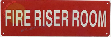 FIRE Riser Room Sign