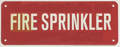FIRE SPRINKLER SIGN