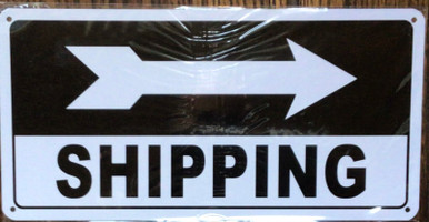 SHIPPING AND RECEIVING SIGN SHIPPING AND RECEIVING SIGN (10X12,WHITE ...