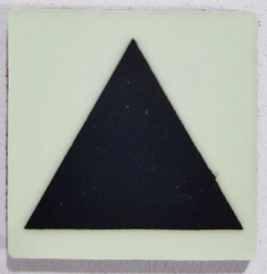Glow in dark Triangle Marking Symbol sign The Liberty Line (Aluminum ...
