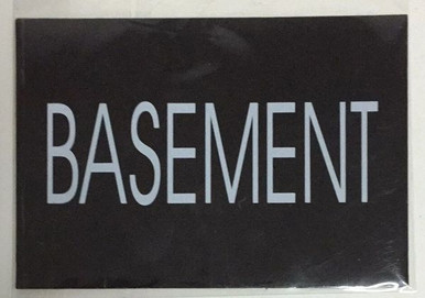 BASEMENT Sign