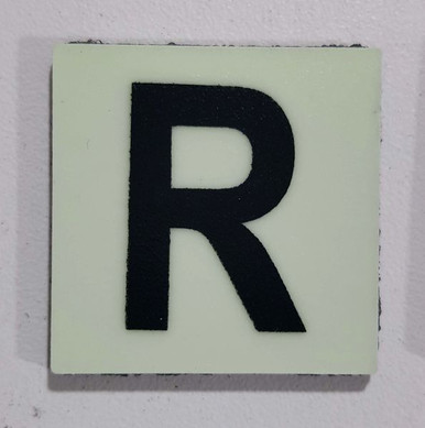 Glow in dark Number R sign The Liberty Line (Aluminum SIGNS 1x1, 3 RCNY ...