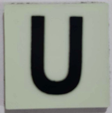 Glow in dark Number U sign The Liberty Line (Aluminum SIGNS 1x1, 3 RCNY ...