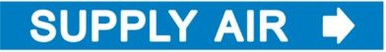 SUPPLY AIR SIGN (STICKER 1X8)