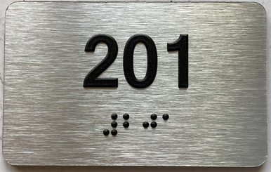 Apartment number 201 sign -Unit Number 201 sign / Suite 201 sign ...