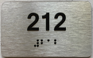 Apartment number 212 sign -Unit Number 212 sign / Suite 212 sign ...