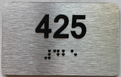 Apartment number 425 sign -Unit Number 425 sign / Suite 425 sign ...