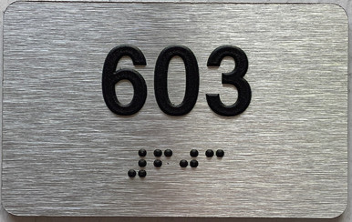 Apartment number 603 sign -Unit Number 603 sign / Suite 603 sign ...