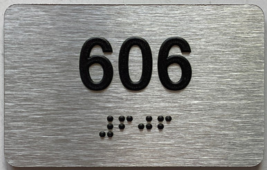 Apartment number 606 sign -Unit Number 606 sign / Suite 606 sign ...