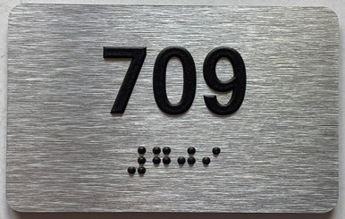 Apartment number 709 sign -Unit Number 709 sign / Suite 709 sign ...