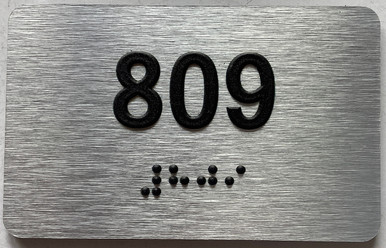Apartment number 809 sign -Unit Number 809 sign / Suite 809 sign ...