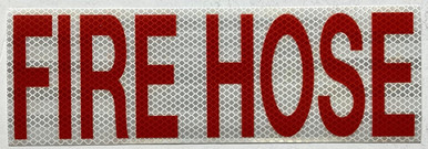 3 PACK -FIRE HOSE STICKER (Diamond Grade,Reflective, Stickers,4X12 INCH ...