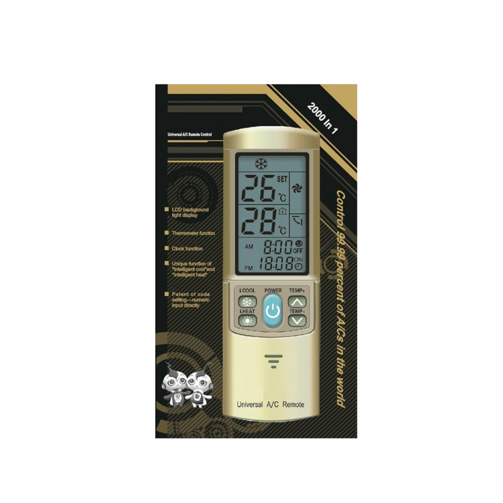 Universal Mini Split AC Remote KT-N828 - Gold from Classic America