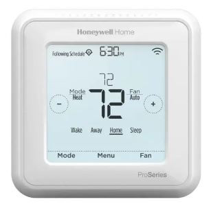 TH6100AF2004 Honeywell T6 Pro Hydronic Programmable Thermostat w/ Slab ...