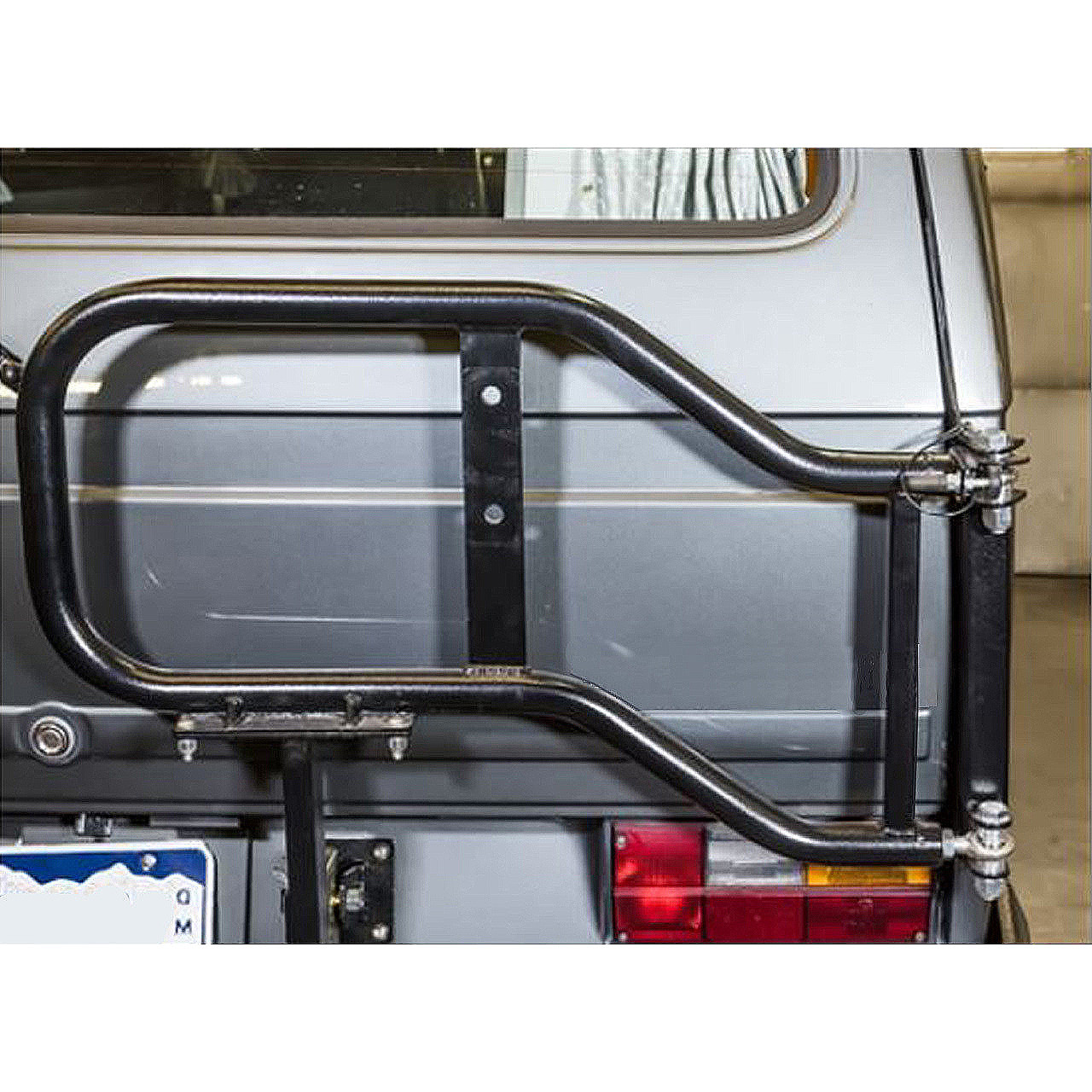 Vanagon Swing Away Cargo Carrier w/ Folding Shelf | Van Cafe