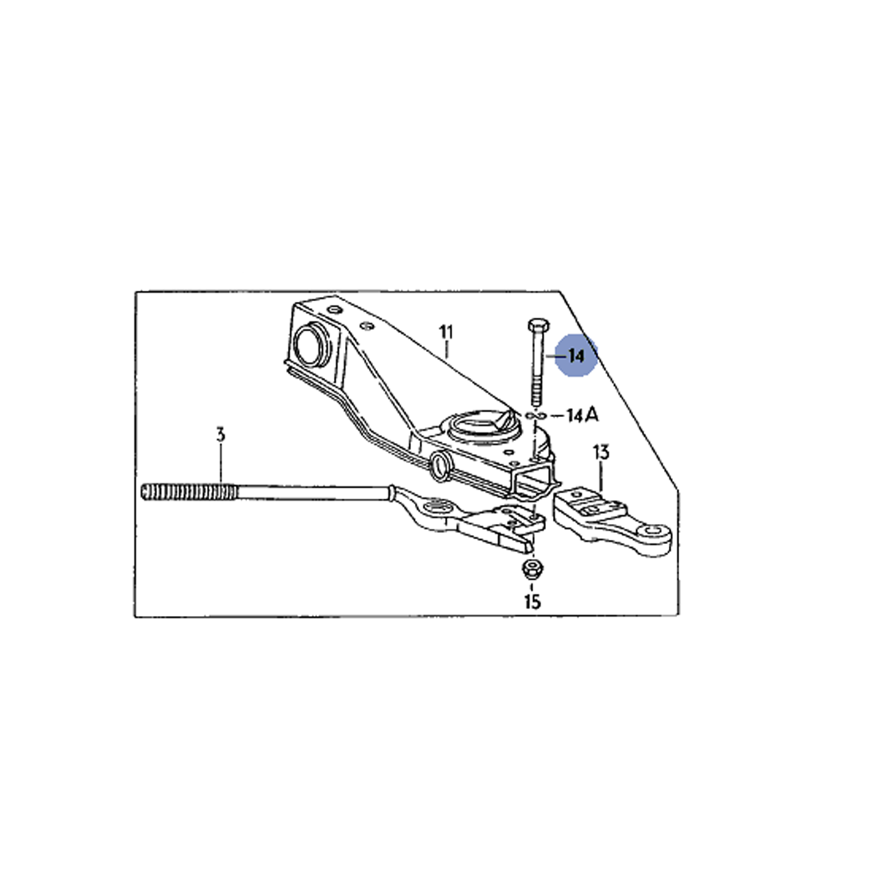 Lower Ball Joint Retainer Bolt | Van Cafe