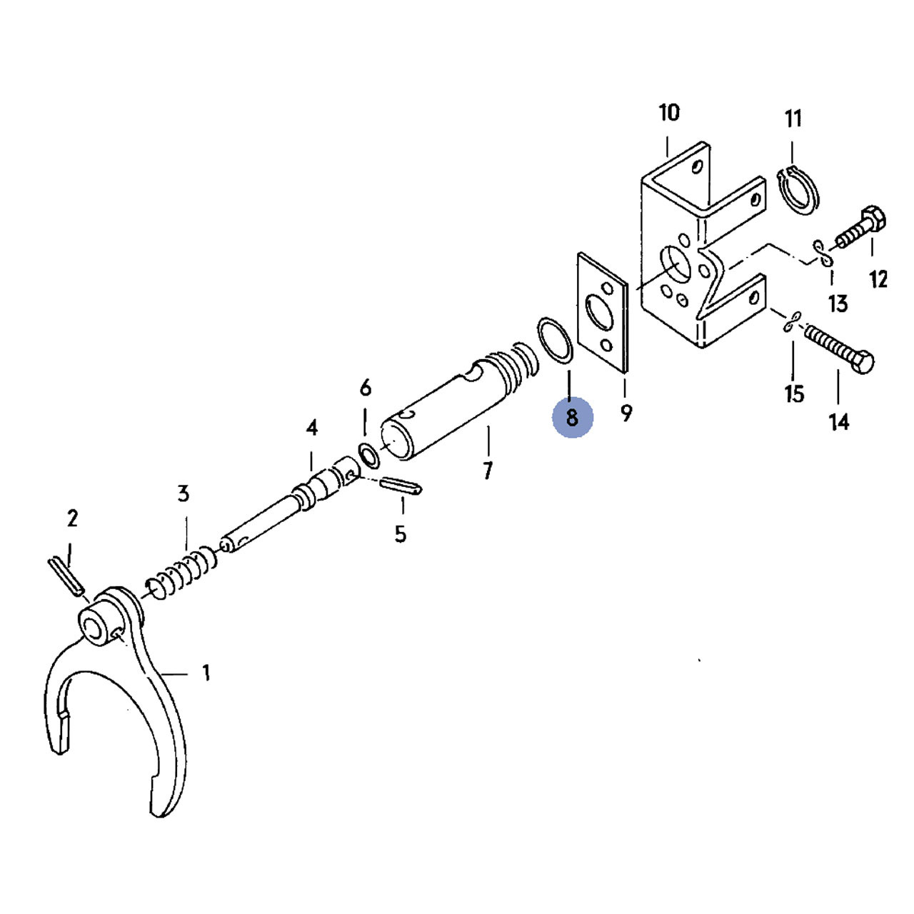 O-Ring - Syncro Diff Lock Actuator Shaft & Speedo Drive Sleeve | Van Cafe