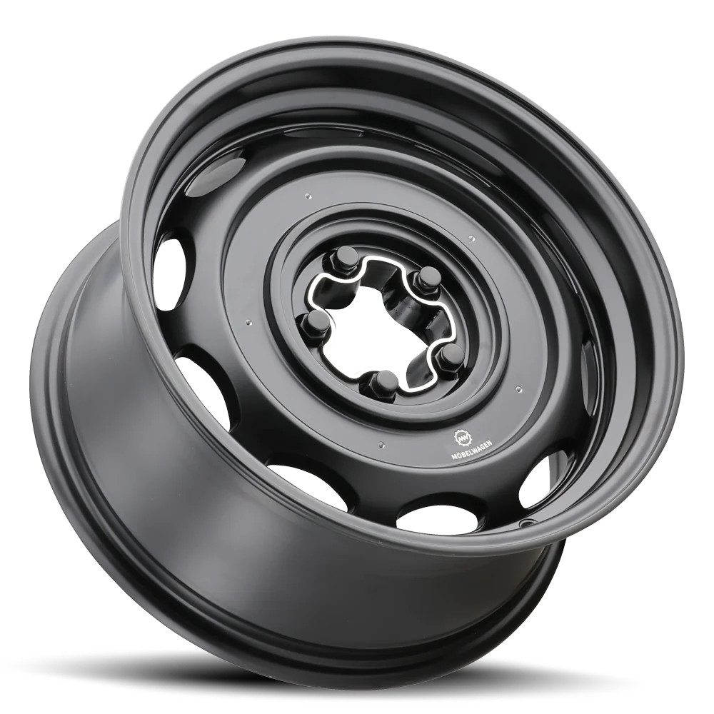 16 X 7.5" ET23 Interceptor Alloy Wheel - Black - Set of Four | Van Cafe