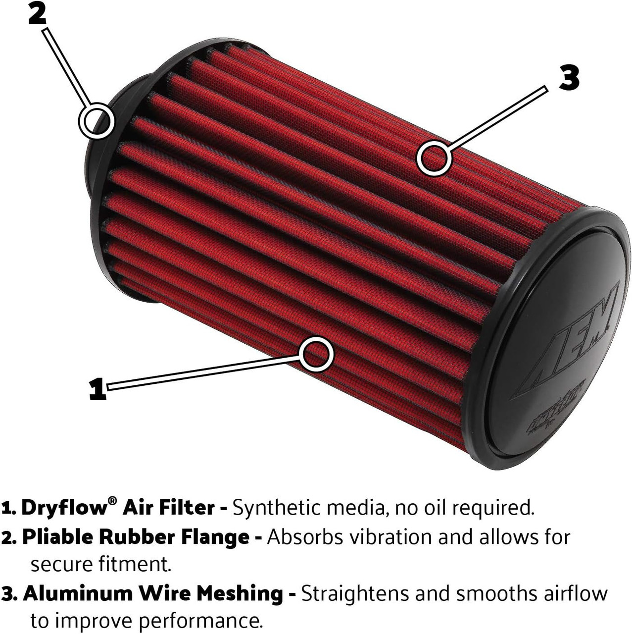 High Flow Air Filter for 4- and 6-cylinder Subaru conversion | Van Cafe