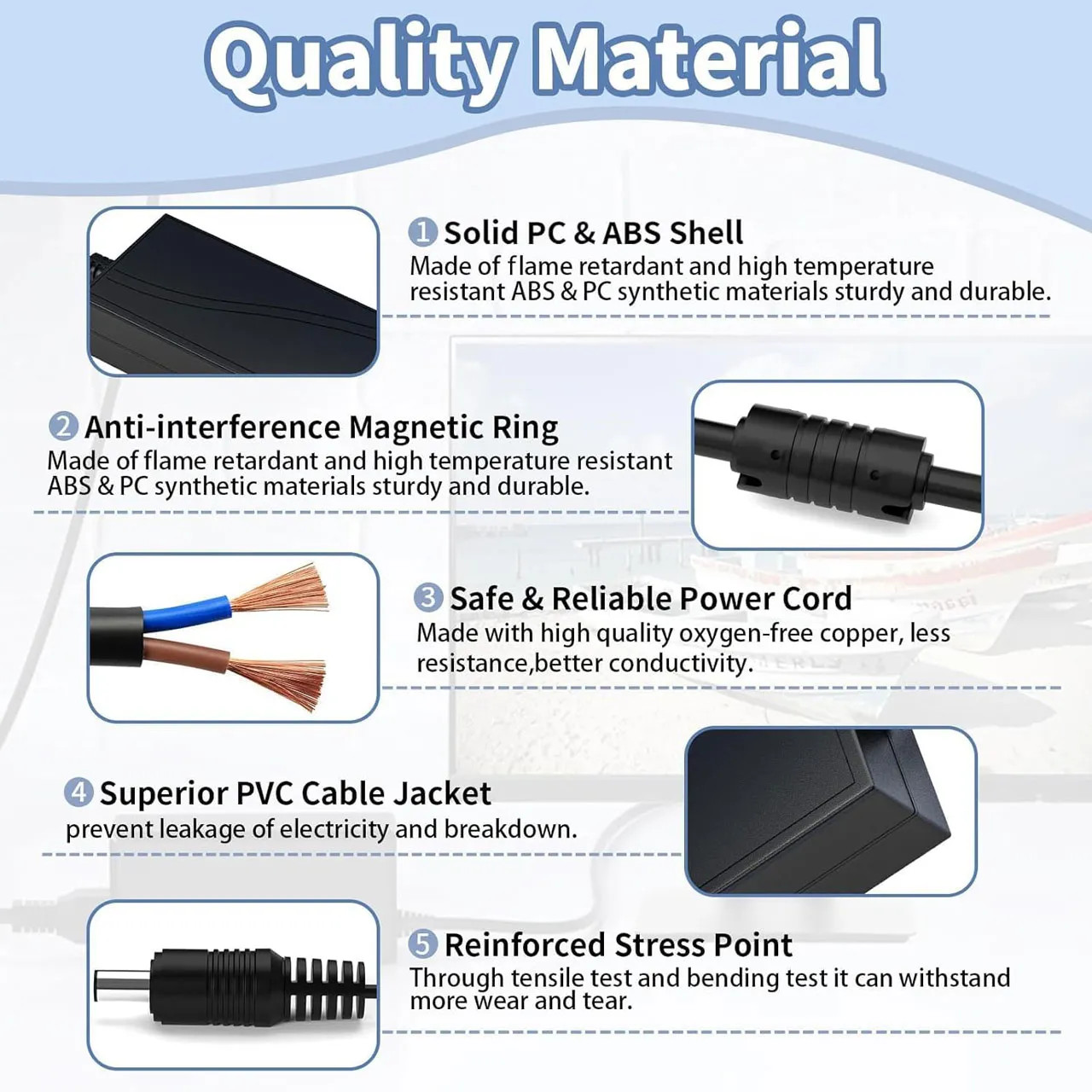 Aux Power Adapter For Propex PS2000 Portable Heater | Van Cafe